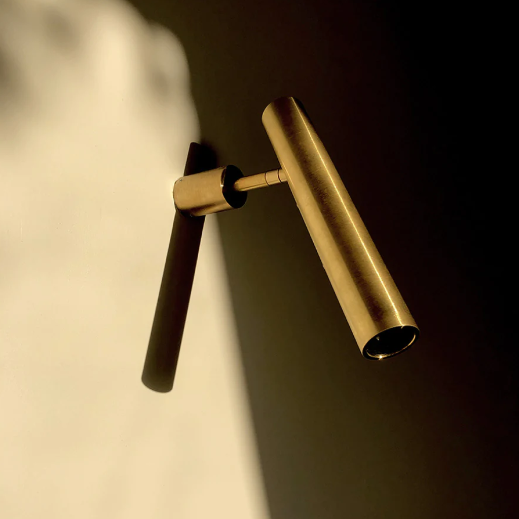 Ego wandlamp - Naturel brass | HOOGSPOOR Design Light