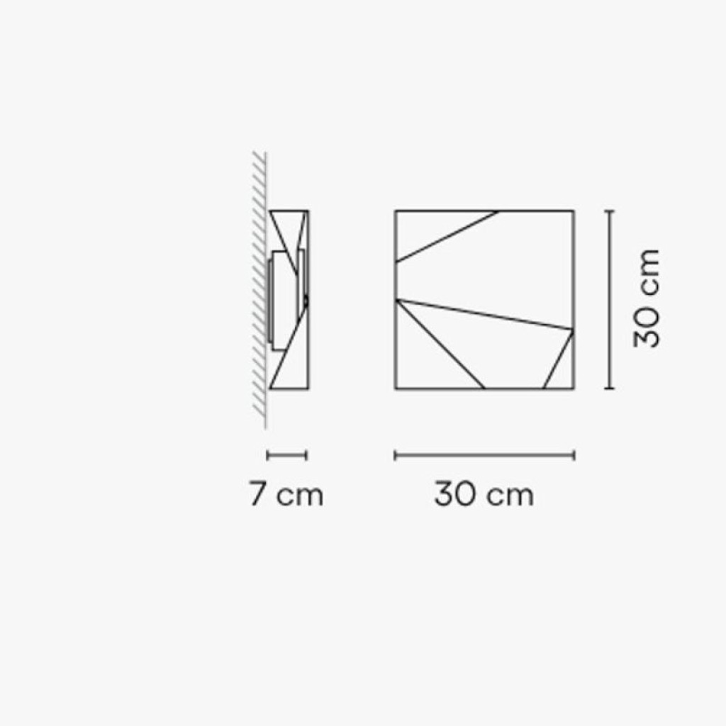 Vibia Origami 4500 wandlamp | HOOGSPOOR Design Light