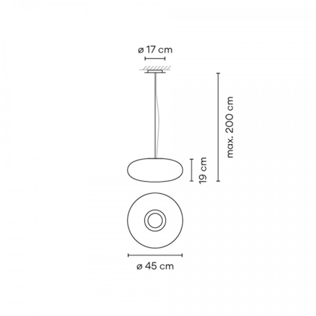 Vibia Vol 0220 hanglamp | HOOGSPOOR Design Light
