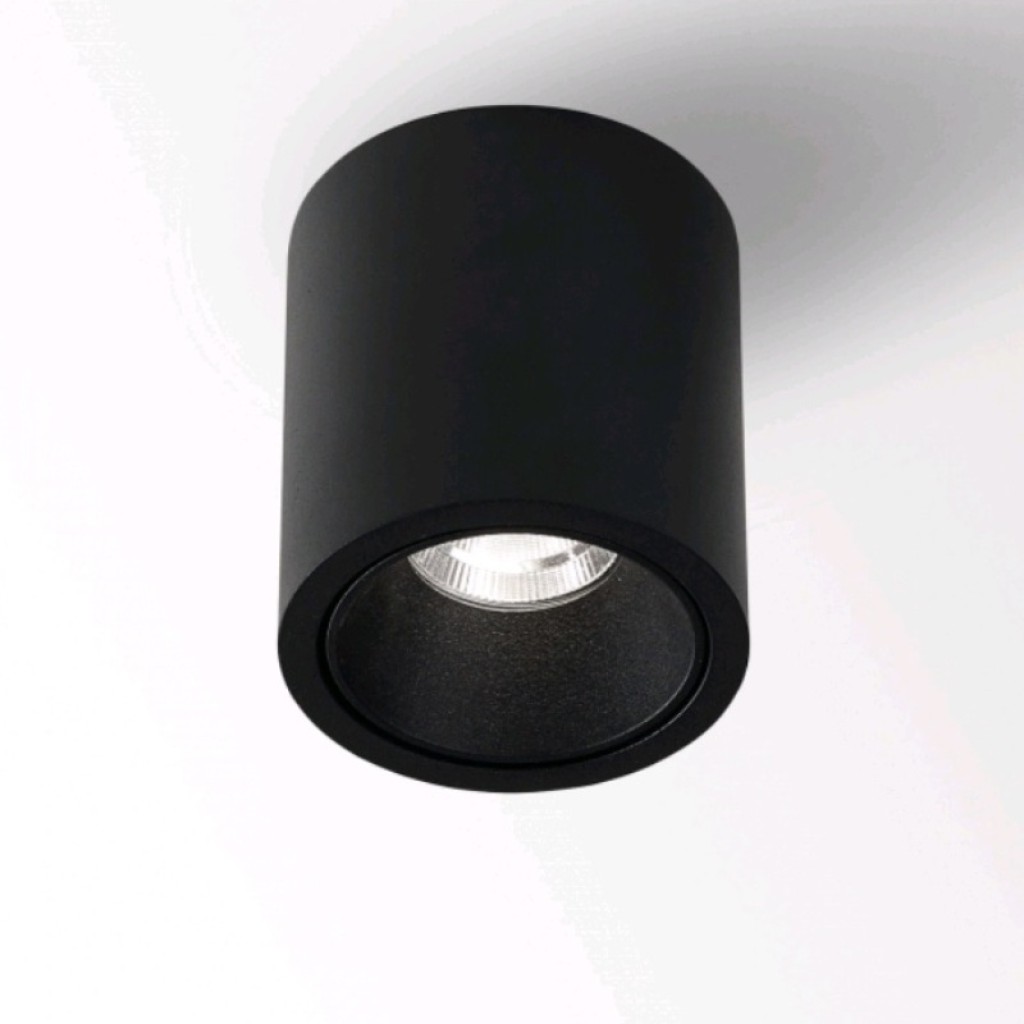 Delta Light Boxy rond kantelbare opbouwspot | HOOGSPOOR Design Light